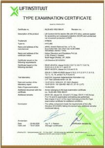 Awards and Certificates - Hybon Elevators